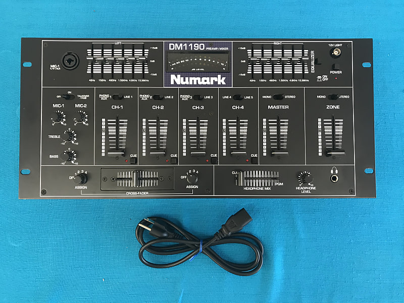 Numark DM1190 4 Channel DJ Preamp / Mixer | Reverb
