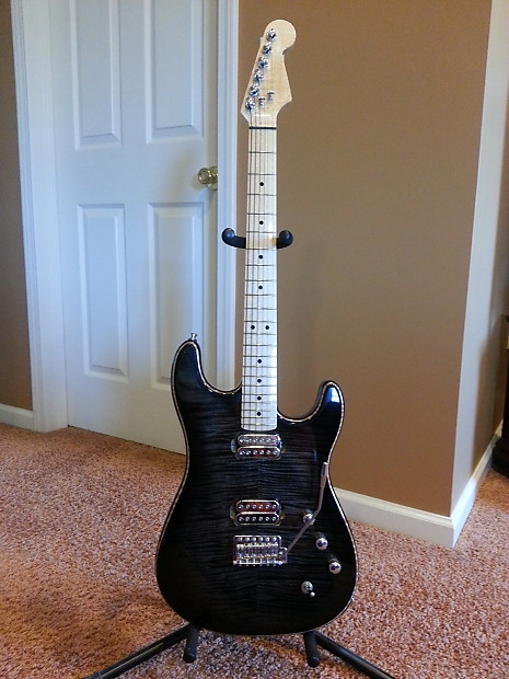 Warmoth Stratocaster Black Burst Custom Boutique guitar. | Reverb
