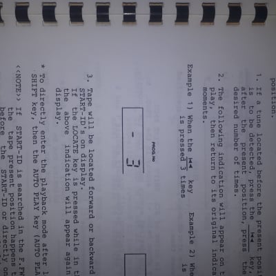 Operation Manual for Fostex D-20 Remote Control Unit Model | Reverb