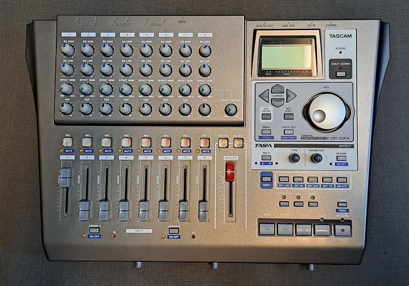TASCAM DP-01FX 8-TRACK DIGITAL RECORDER W CARRY BAG, PWR | Reverb