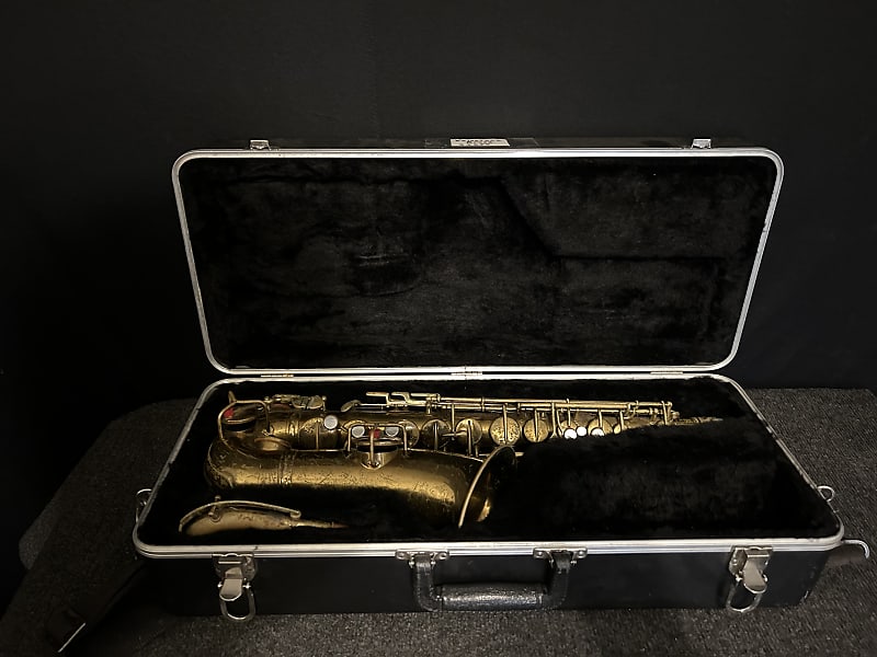 Vintage Velvetone Alto Saxophone By Conn For Parts Or Repair | Reverb