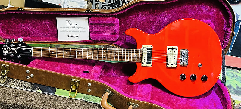 Hamer Special Left Handed 1983 - Red | Reverb