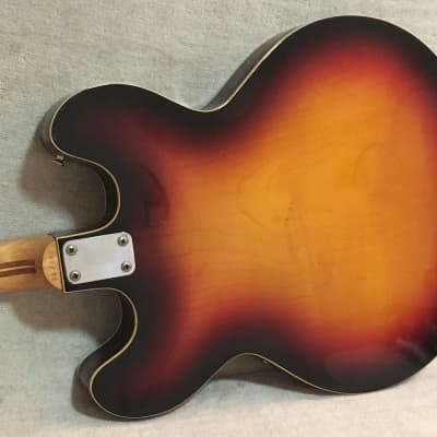 Vintage 1960's Welson DS-2T Electric Hollowbody Guitar + Case | Reverb