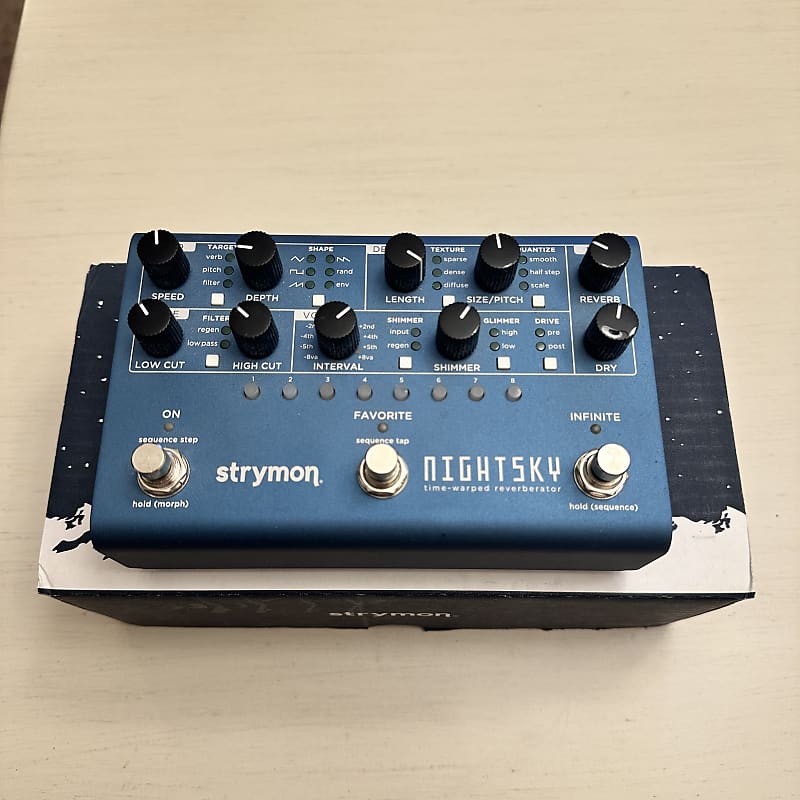 Strymon NightSky Time-Warped Reverberator with box | Reverb