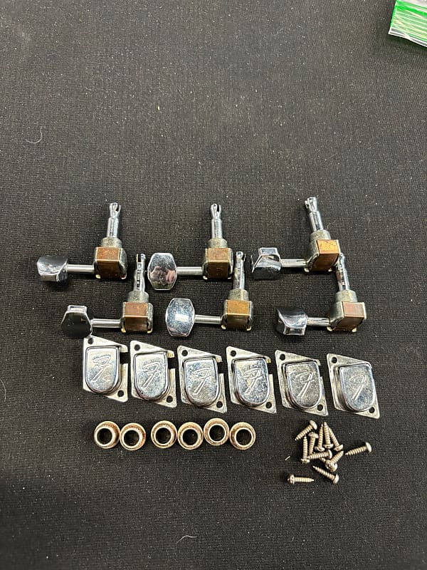 1960s 1970s Fender F Style Tuning Machines | Reverb