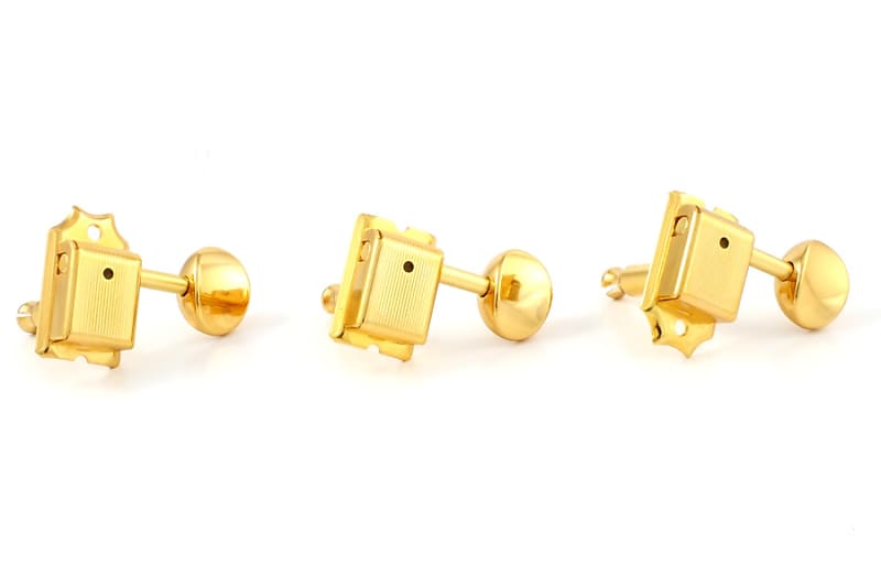Gotoh SD91 6-in-line Gold Staggered Vintage Tuners | Reverb