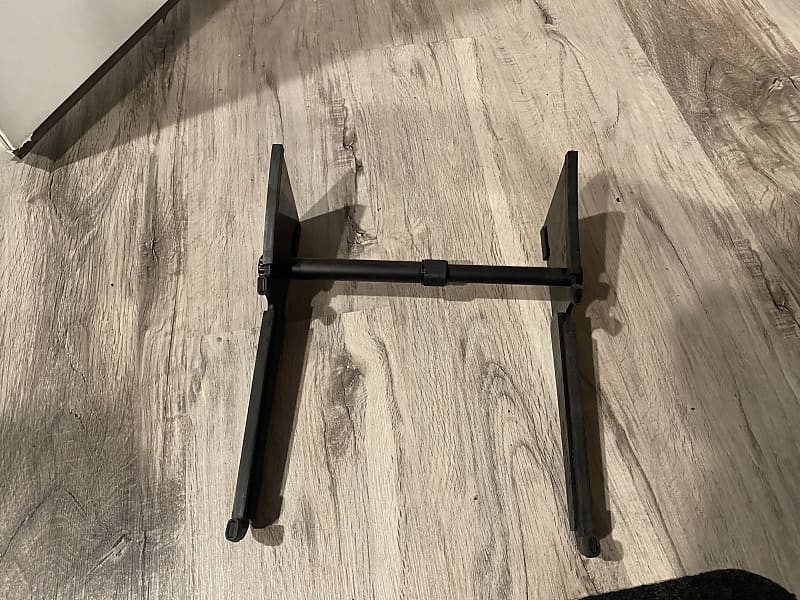 Adjustable Acrylic Desktop Synth Stand - Black | Reverb