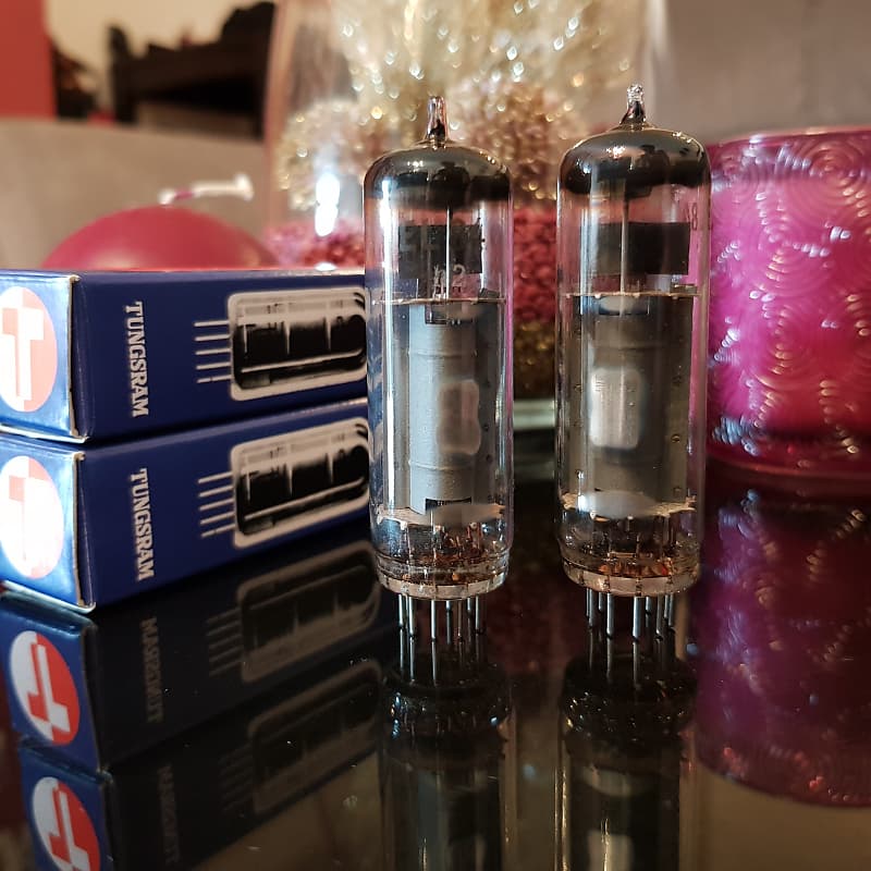 Tungsram EL84 6BQ5 March 1958 welded plate foil disc | Reverb