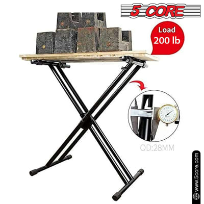 5Core Premium Hand Trigger Heavy Duty Piano Keyboard Riser | Reverb