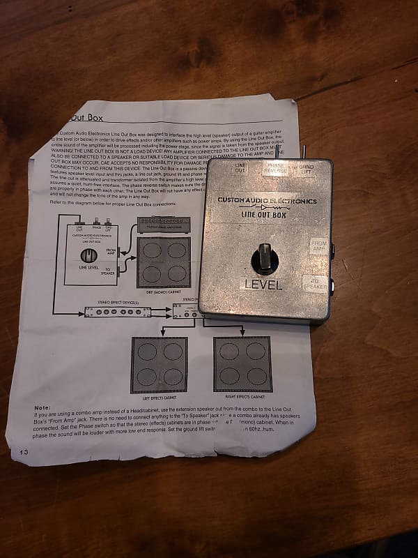 Custom Audio Electronics Line Out Box | Reverb