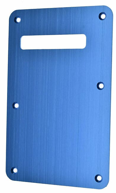 New Backplate STRATOCASTER Anodized Blue - Guitar STRAT - Alu | Reverb