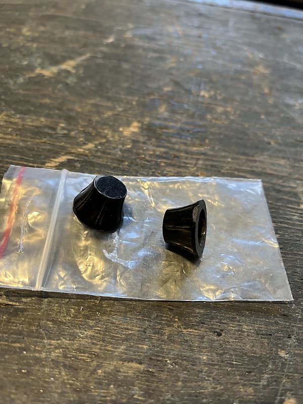 DeArmond knobs for Dearmond or harmony 60's - blk | Reverb