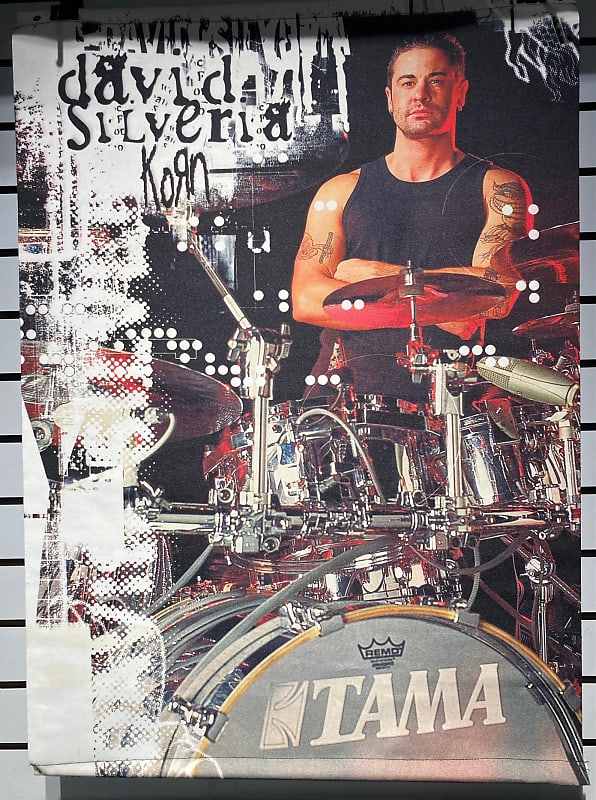 David Silveria - Korn - Tama Dealer Banner Sign Display | Reverb