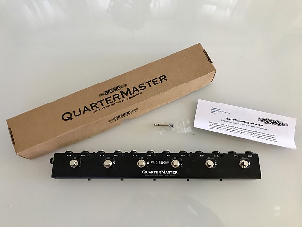 The Gig Rig Quartermaster QMX 6 True Bypass Loop Switcher | Reverb