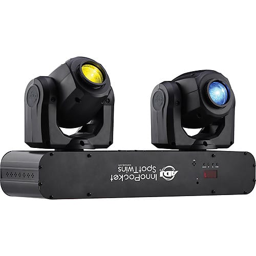 American DJ Inno Pocket Spot Twin Moving Head LED Lights | Reverb