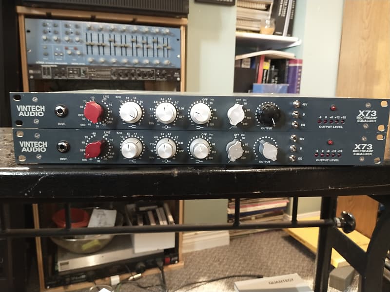 Pair of Vintech Audio X73 mic pres/eqs (NEVE 1073 clones) | Reverb