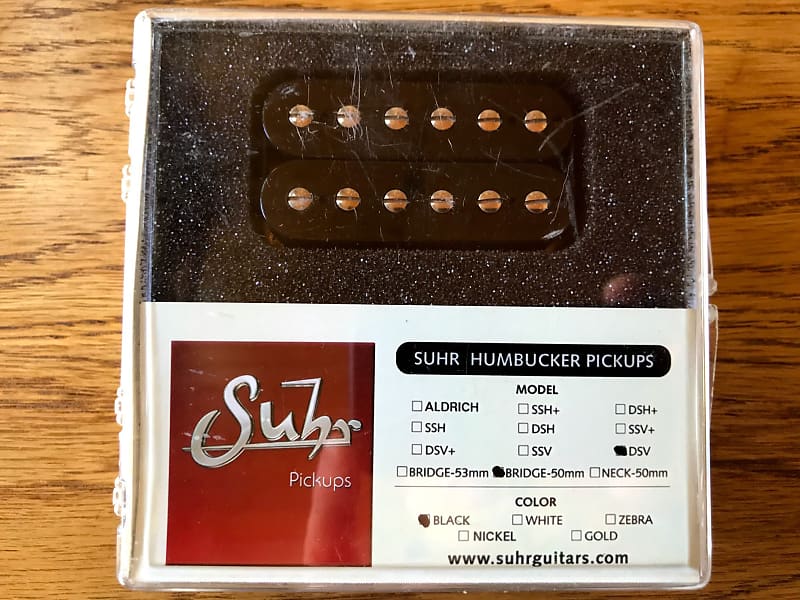Pickup (Suhr) DSV Bridge 50mm Black | Reverb