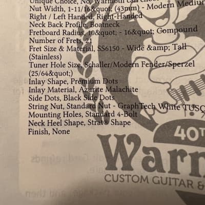 Warmoth Custom Jazzmaster Roasted Flame Maple Neck | Reverb