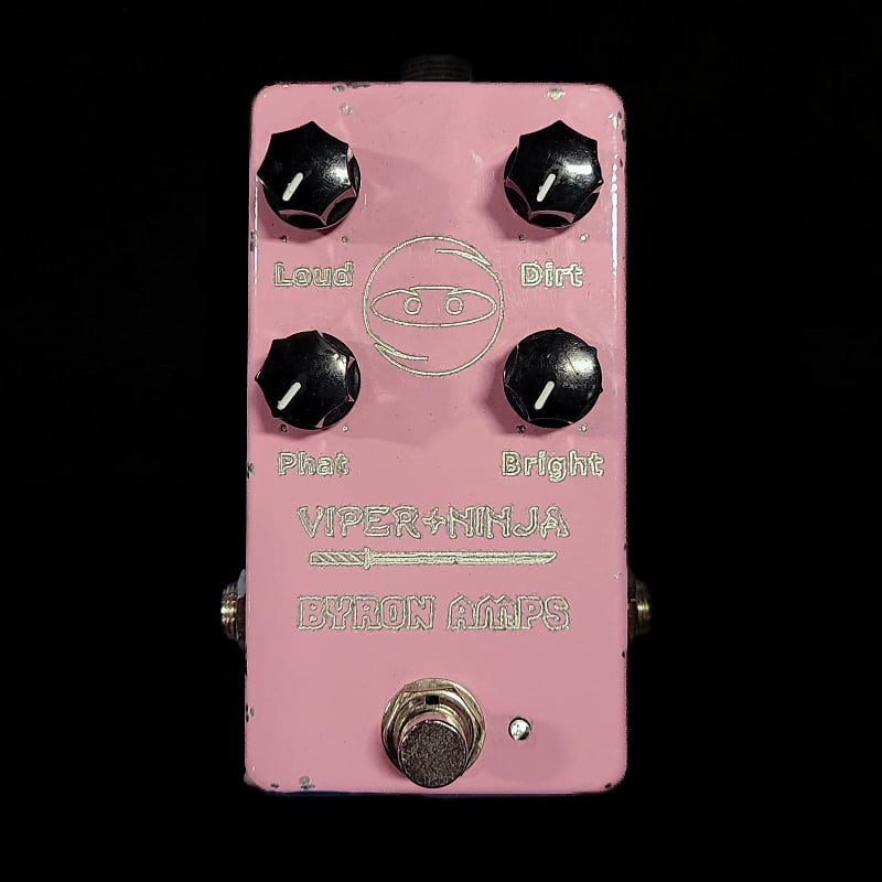 Byron Viper Ninja Overdrive Pedal - Pink | Reverb