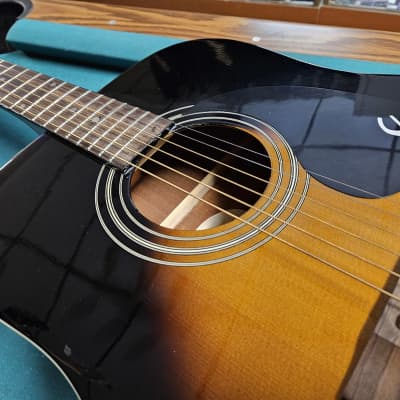 Epiphone PR150 Dreadnaught Acoustic - Vintage Sunburst | Reverb