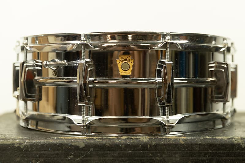 1960s Ludwig 5x14 LM400 Supraphonic Snare Drum | Reverb