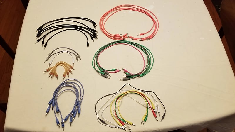 Various Modular Patch Cables (40) | Reverb