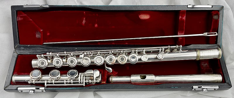 Armstrong 80B - all Silver open Hole Flute | Reverb