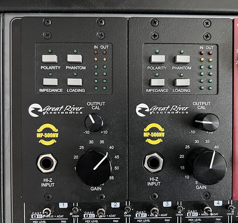 Pair of Great River Electronics MP-500NV 500 Series Mic | Reverb