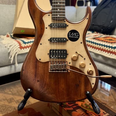 AXL Badwater 1216 Les Paul in Distressed Natural | Reverb