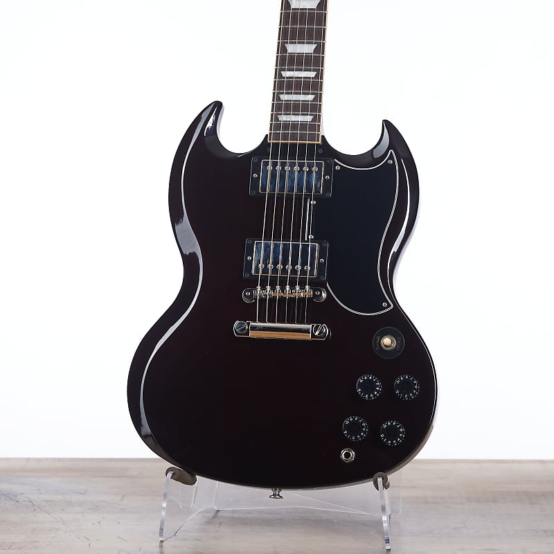 Gibson SG '61 Standard, Ebony Aged Cherry | Modified | Reverb
