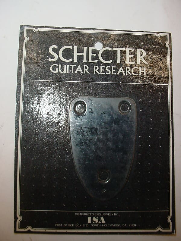Schecter Blank 3-bolt Neck Plate for Fender Telecaster Bass & | Reverb