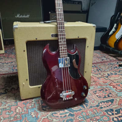 Greco Short Scale EB-270 *Project* Cherry EB-270 1972 - | Reverb