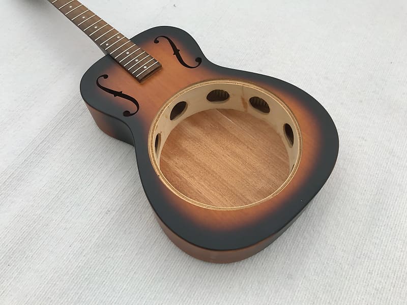 Tobacco Burst Resonator Dobro Classic Acoustic Guitar DIY | Reverb