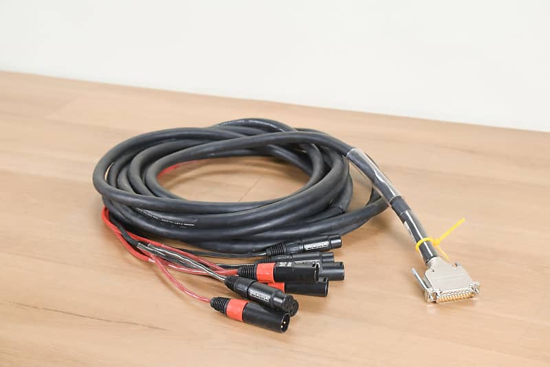 Mogami DBF3-FM-025 4 XLRM, 4 XLRF to DB25 Snake Cable (church | Reverb
