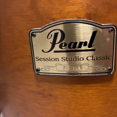 Pearl Session Studio Classic 14x14 Matte Liquid Amber | Reverb