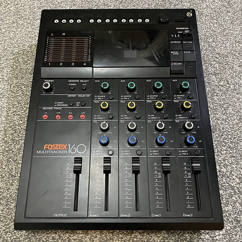 FOSTEX 160 Multitracker 4 Track Cassette Recorder Mixer | Reverb