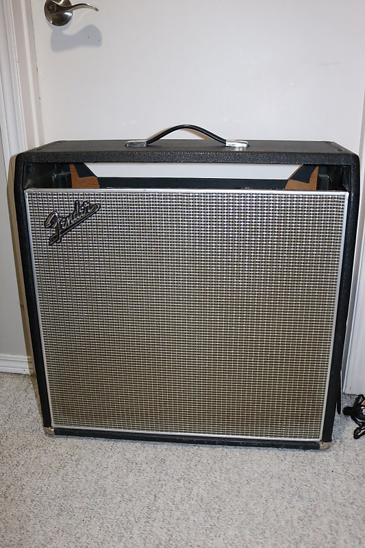 Vintage Original 1960s Fender Super Reverb Drip Edge Cabinet | Reverb