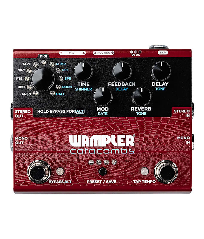 Wampler Catacombs Delay and Reverb Pedal | Reverb