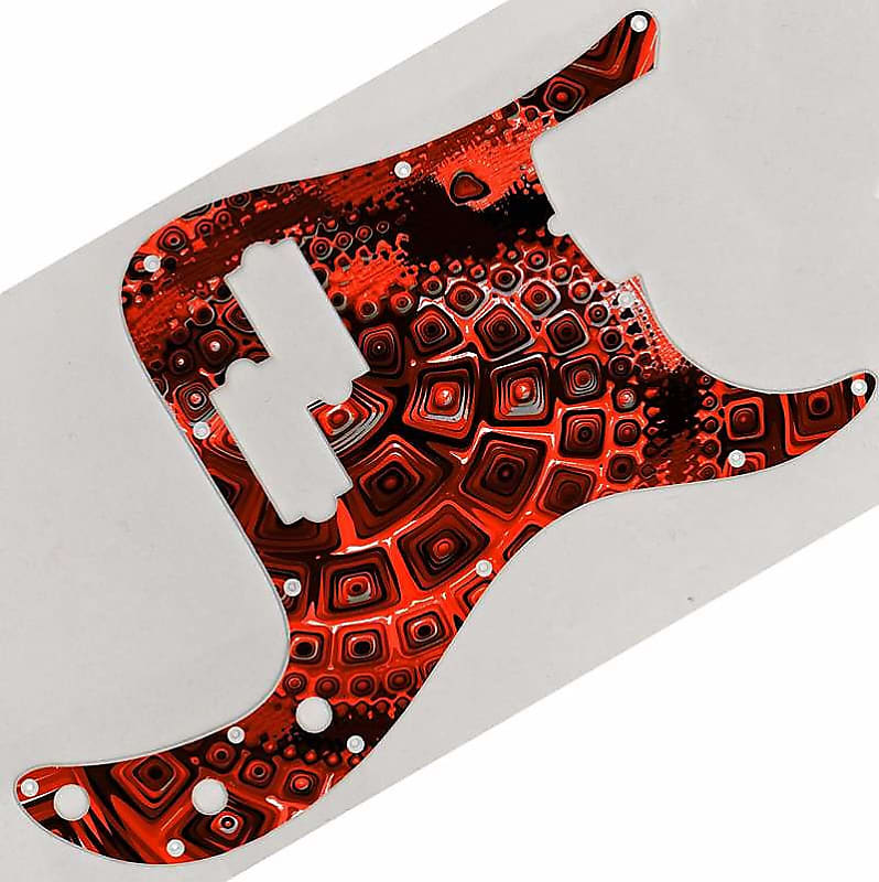 Graphical pickguard Fender Precision Bass (Pbass) Standard | Reverb UK