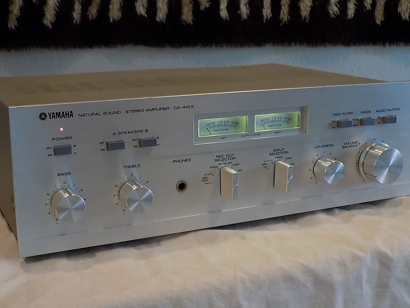 Yamaha CA-410 II Integrated Amplifier Recapped Restored | Reverb