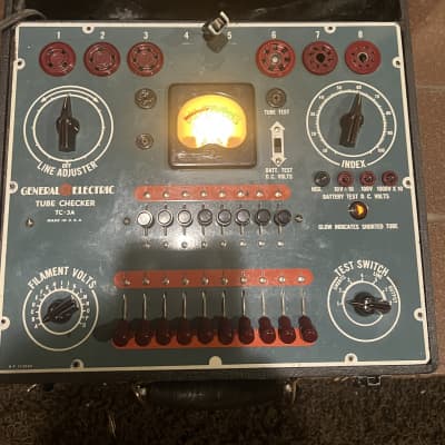General electric Tc-3A 1950’s tube tester/checker | Reverb