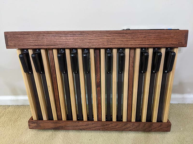 JG3 Tech 24 Note MIDI Bass Pedal - Natural Oak | Reverb