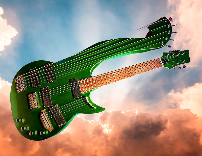 NEW PROFESSIONAL LILLY BRAND ELECTRIC HARP GUITAR 19 STRING | Reverb