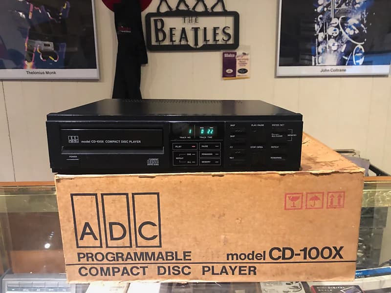 ADC CX-100X Single CD Player * Box - Black | Reverb