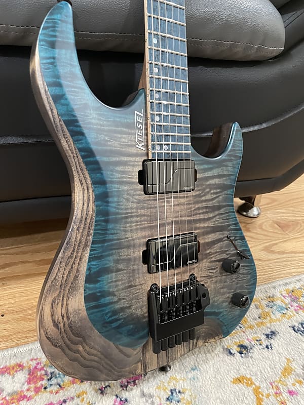 Kiesel Osiris ox6 2019 antique ash Aqua🌊 Callie burst Finish | Reverb