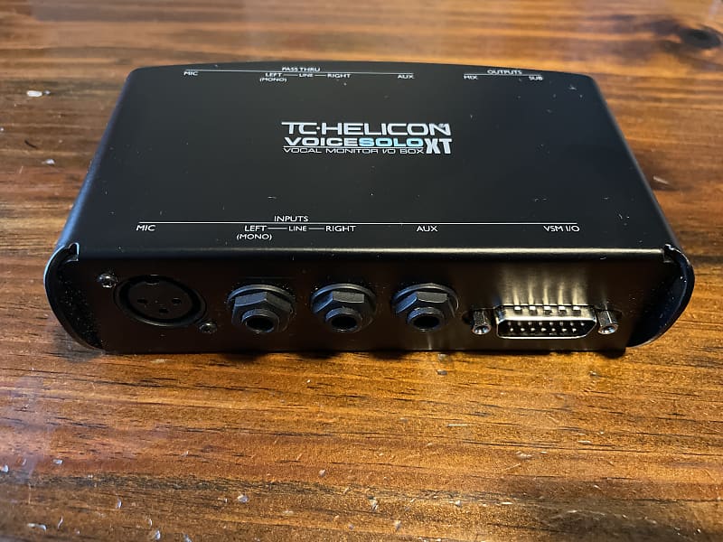 TC Helicon Voice solo XT vocal monitor I/O box - Black | Reverb