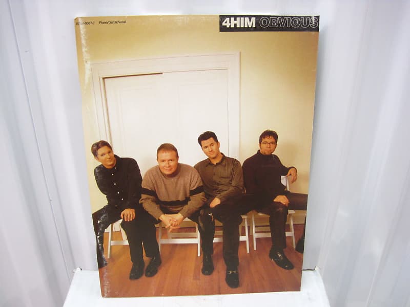 4Him Obvious Piano Vocal Guitar Sheet Music Song Book | Reverb