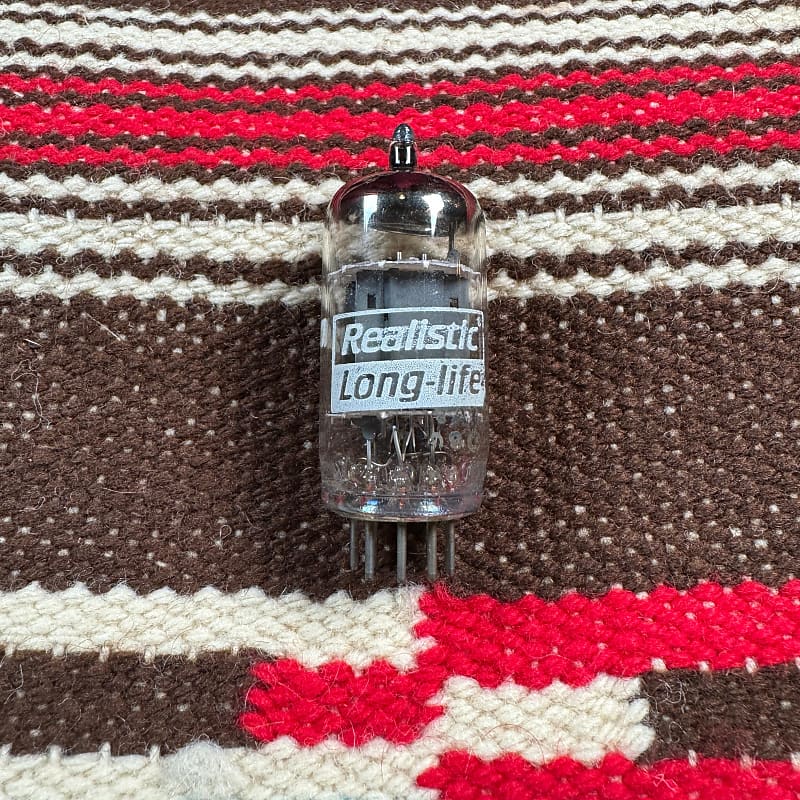 Vintage Realistic Long Life 12AX7 Preamp Tube ECC83 Valve | Reverb