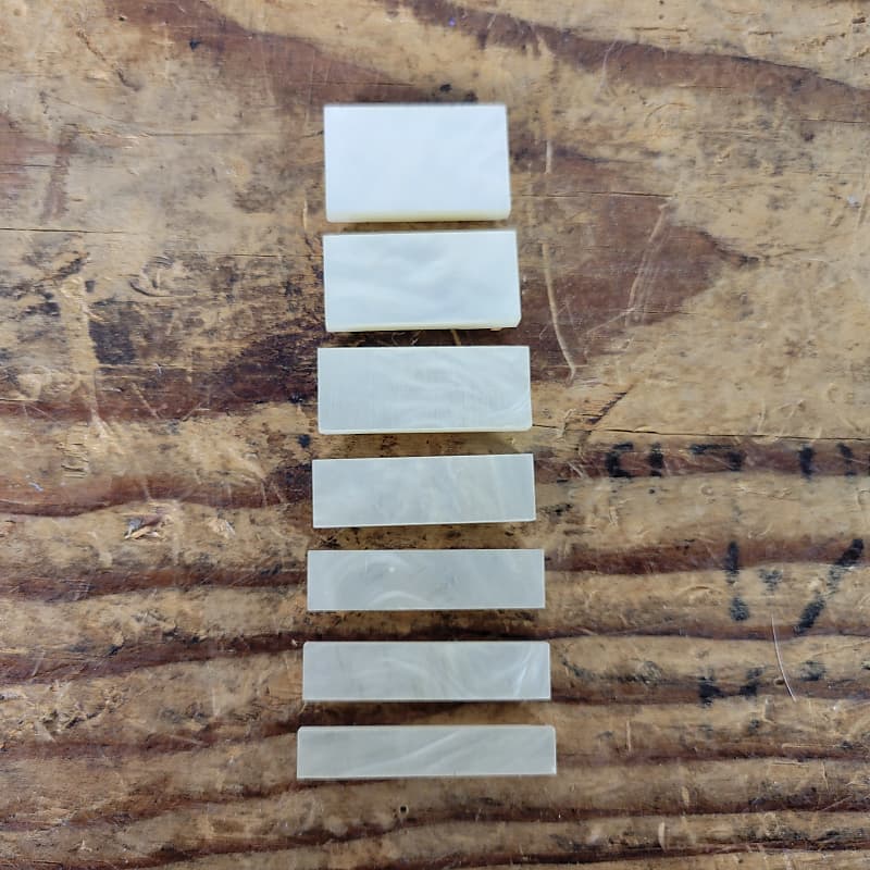 Acrylic Guitar fretboard Pearloid Block Inlays - 300 Pieces, | Reverb