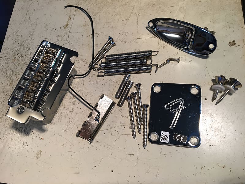 Fender Player Strat Stratocaster Hdw 2 Point Bridge F Plate | Reverb